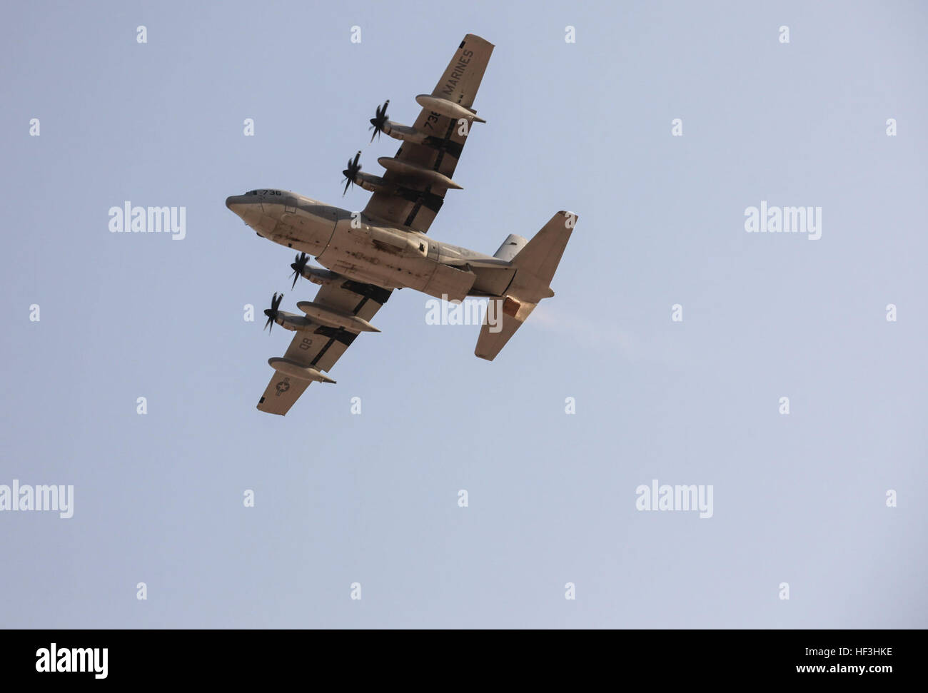 Cargo drops from a KC-130 with Marine Aerial Refueler Transport ...