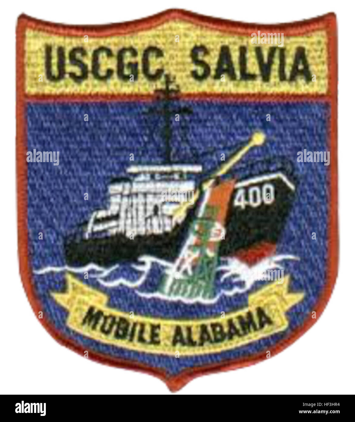 The USCGC Salvia badge represents the U.S. Coast Guard Cutter Salvia ...