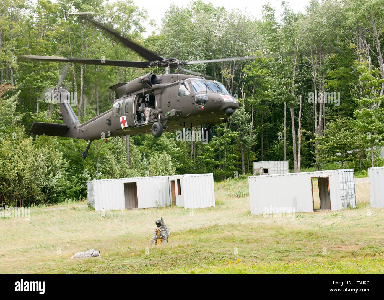 A flight medic from Charlie Company, 3rd Battalion, 126th Aviation ...