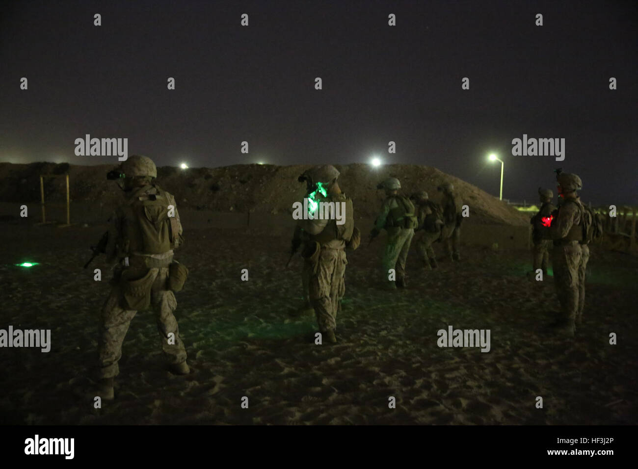 U.S. Marines with Headquarters Company, 3rd Battalion, 7th Marine ...