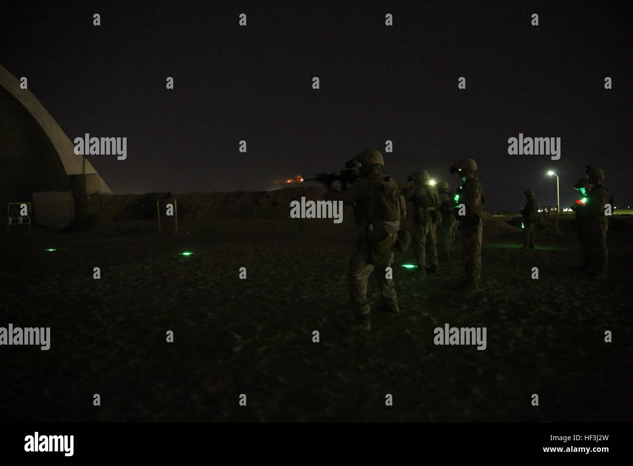 U.S. Marines with Headquarters Company, 3rd Battalion, 7th Marine ...