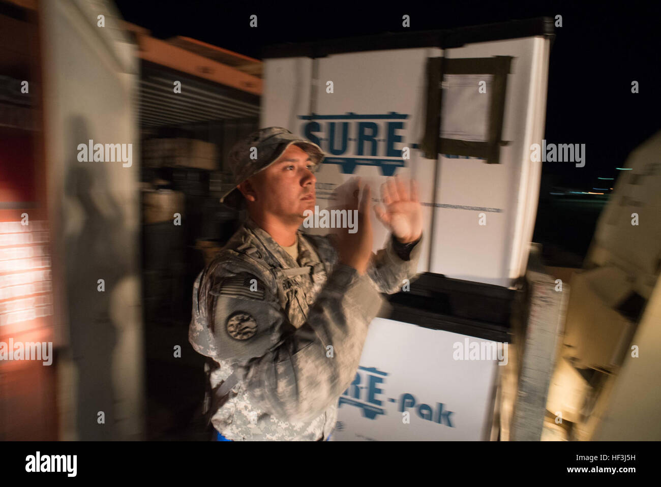 Sgt. David Miranda, a 91B wheeled vehicle mechanic from Headquarters ...