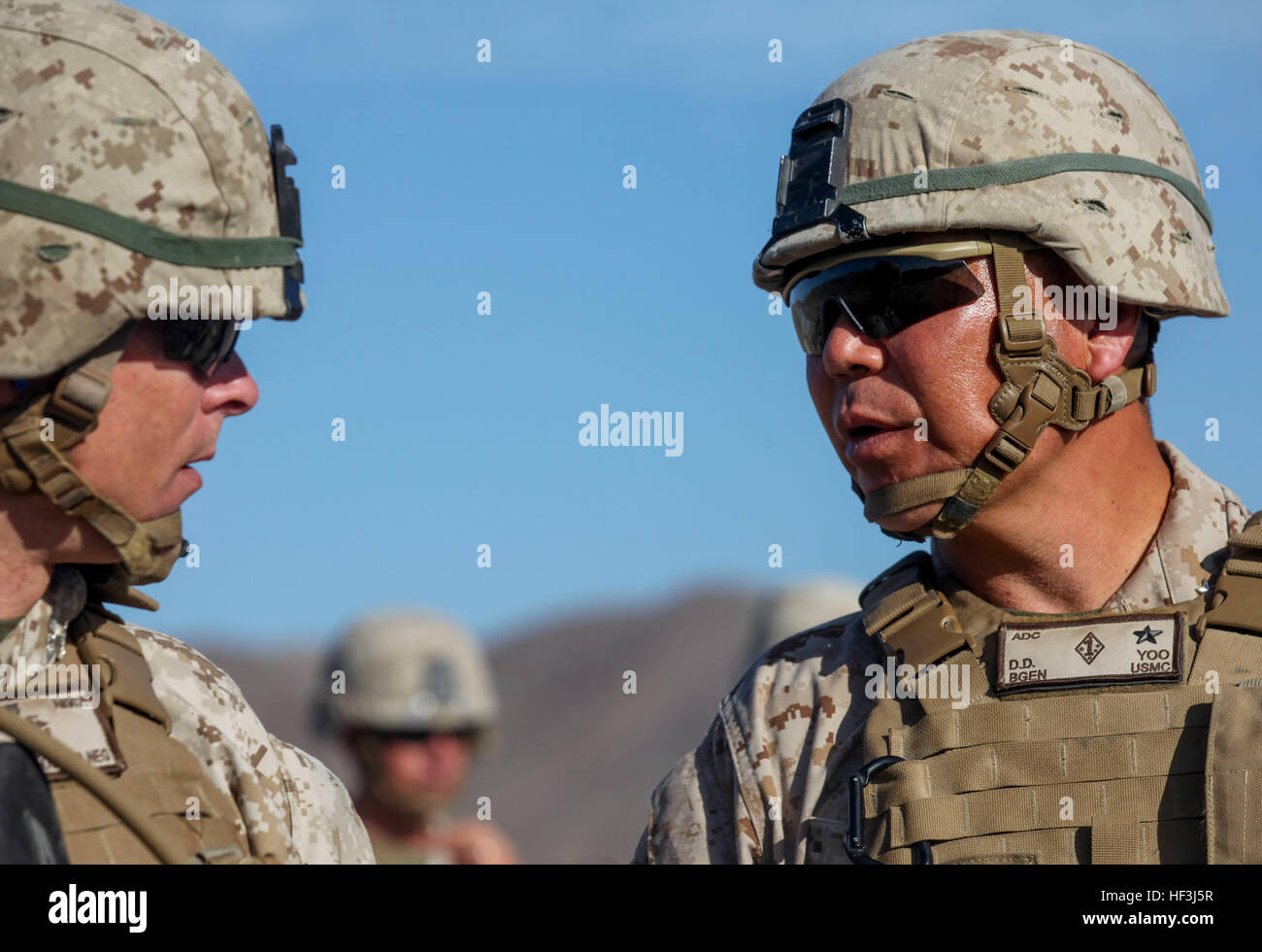 Brigadier Gen. Daniel Yoo, the commanding general of 1st Marine ...