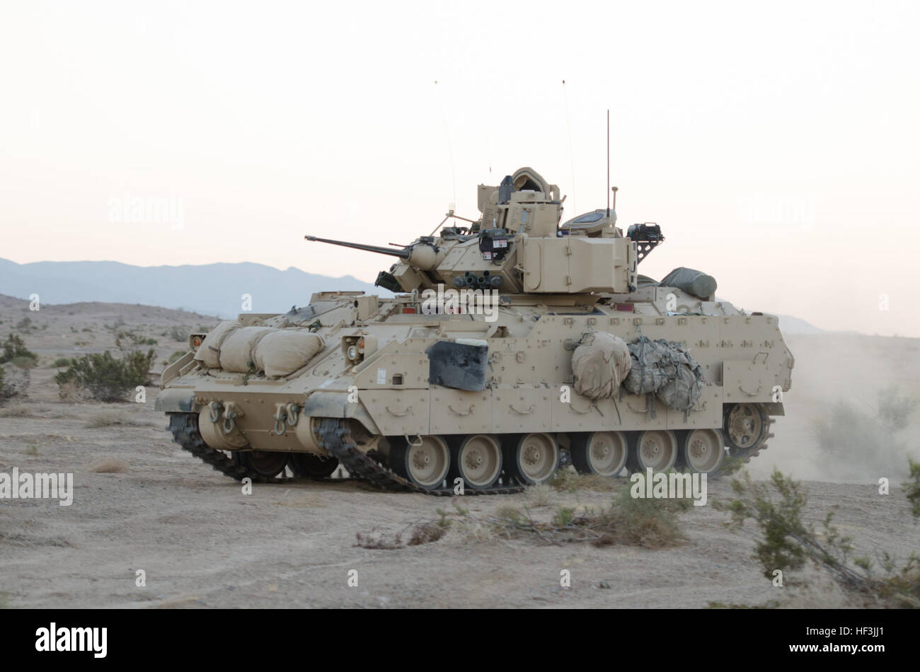 An M2A3 Bradley infantry fighting vehicle with 3rd Battalion, 116th ...