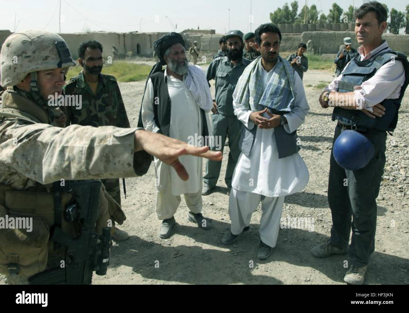 Key Leaders of Nawa District Stock Photo - Alamy