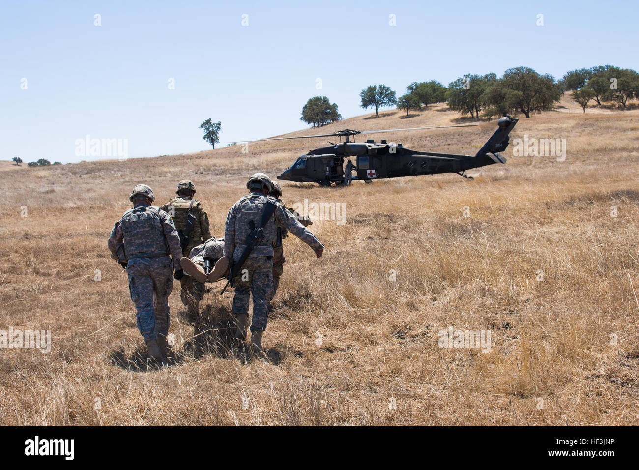 California Army National Guard Soldiers from Headquarters and ...