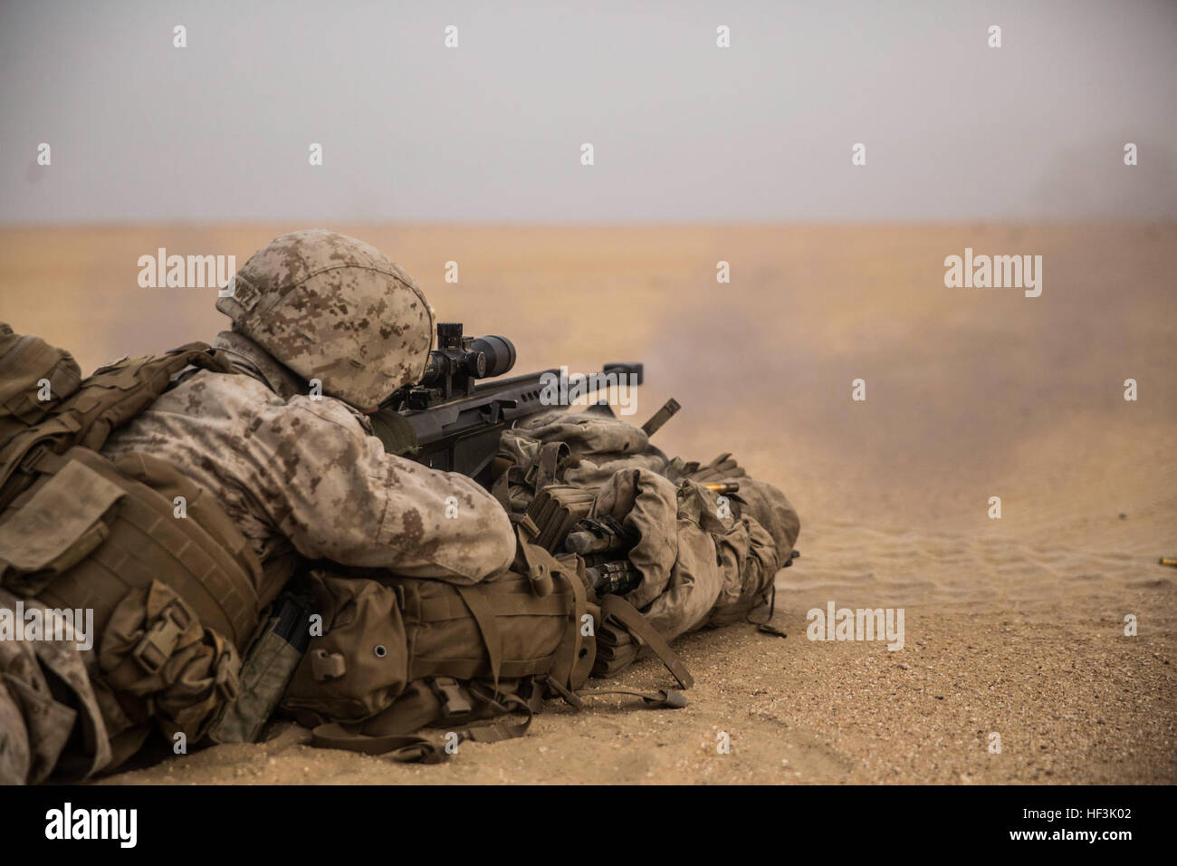 KUWAIT (Aug. 31, 2015) U.S. Marine Cpl. Erik Troutz fires a special ...