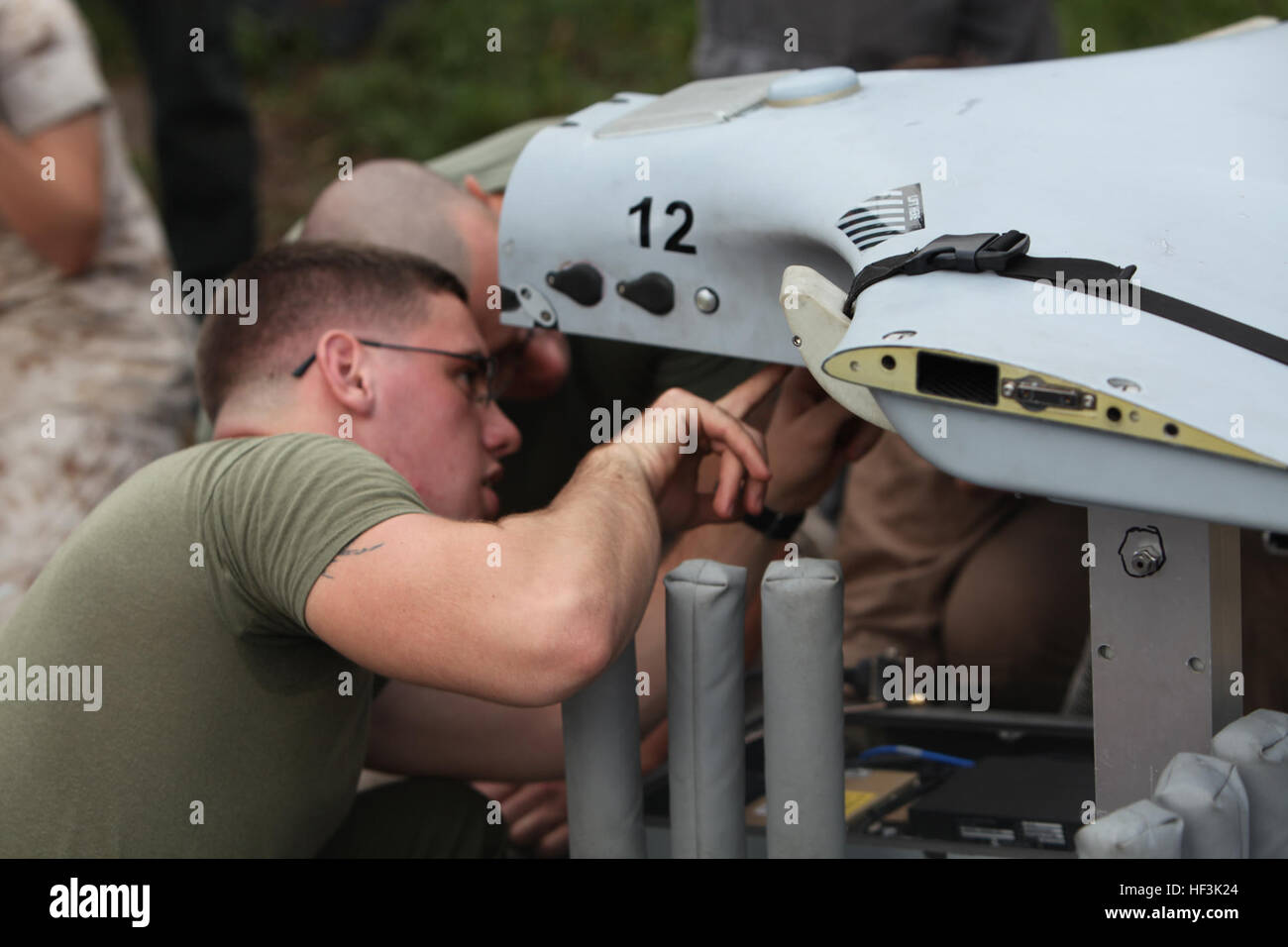 Rq 21a blackjack unmanned aerial surveillance aircraft hi-res stock ...