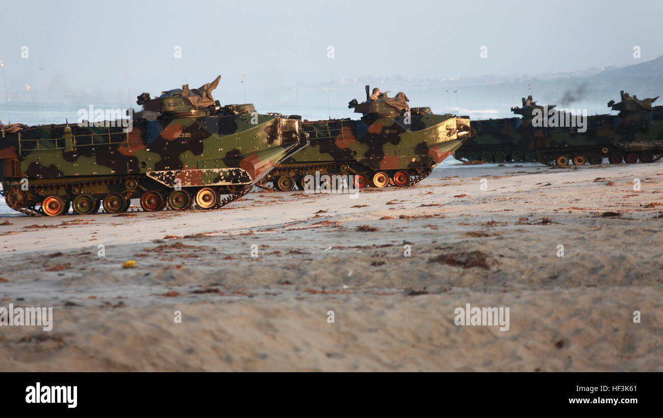Multinational amphibious beach assault training exercise hi-res stock ...