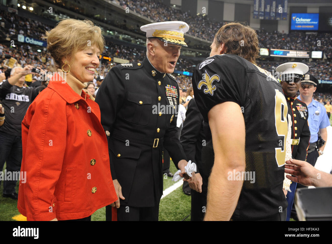 The Commandant of the Marine Corps, General James T. Conway, attends ...
