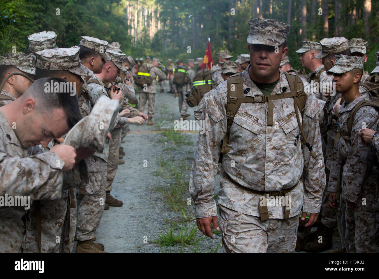 U.S. Marine Corps Master Gunnery Sgt. William M. Johnston Stock Photo ...