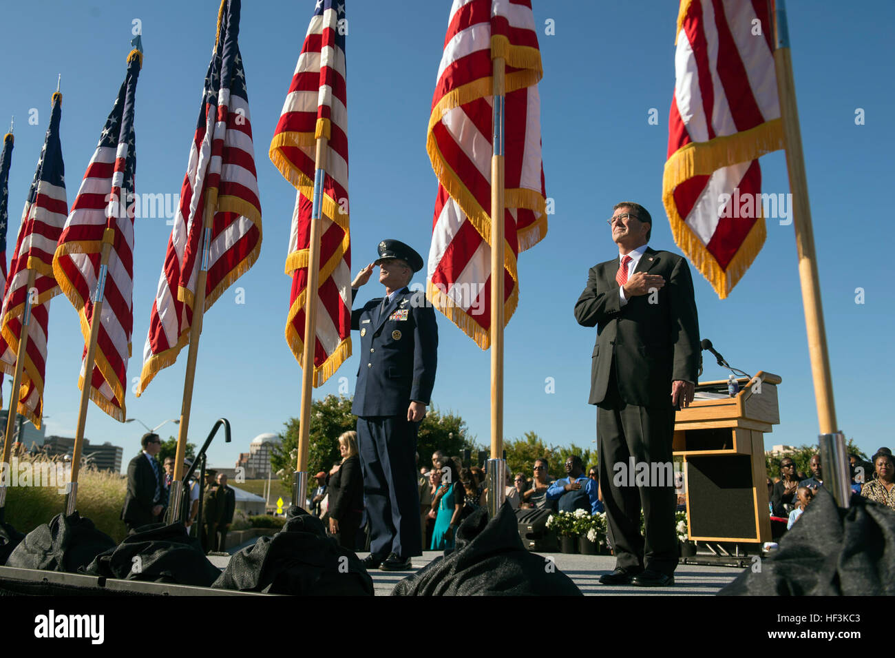 Defense Secretary Ash Carter and Air Force Gen. Paul Selva, vice ...