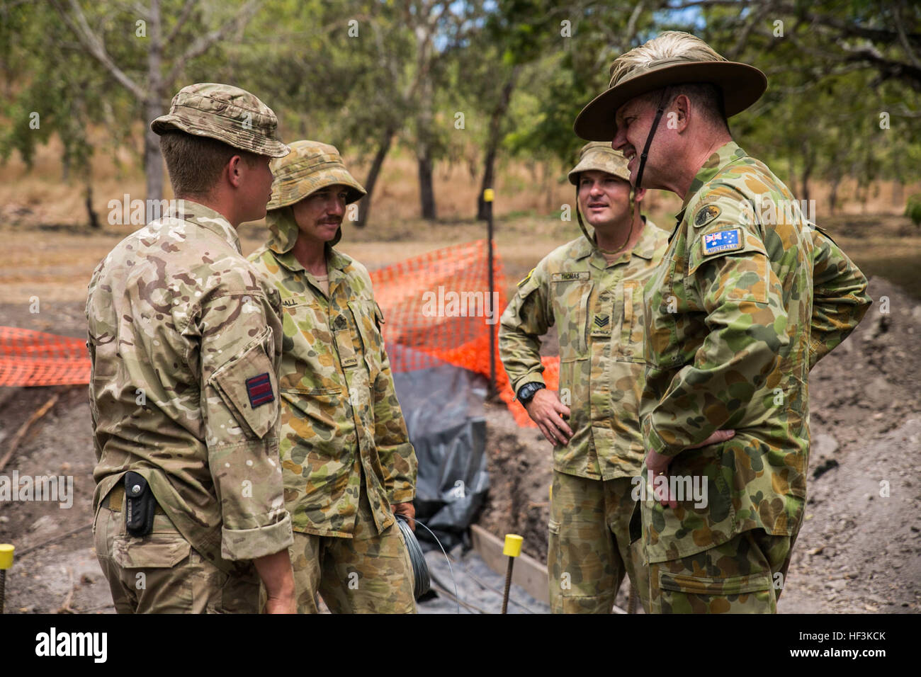 Australian Army personnel participate in exercise Puk Puk 15 at Taurama ...