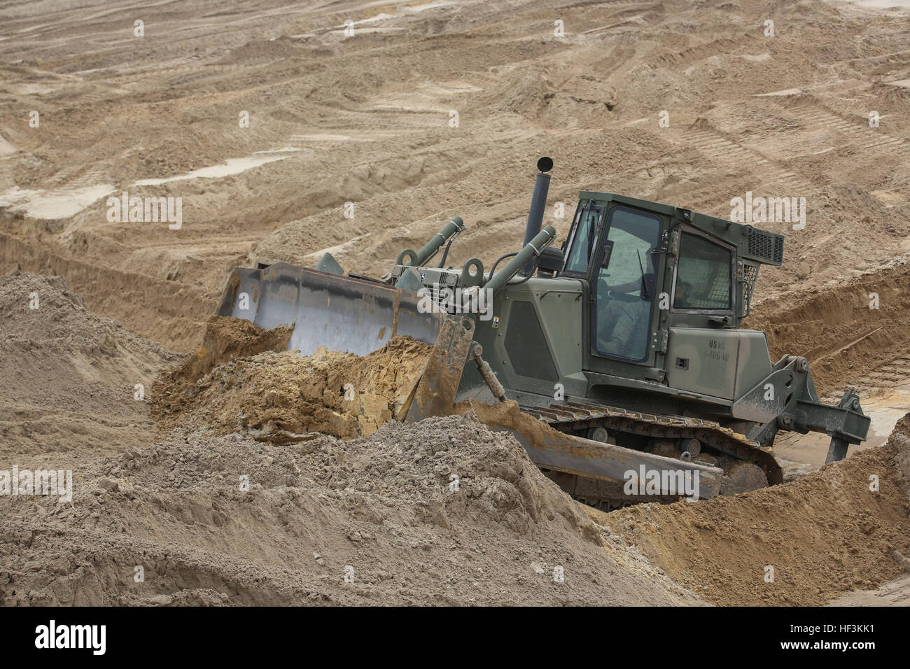 A Marine with Mobile Assault Company, 2nd Combat Engineer Battalion ...