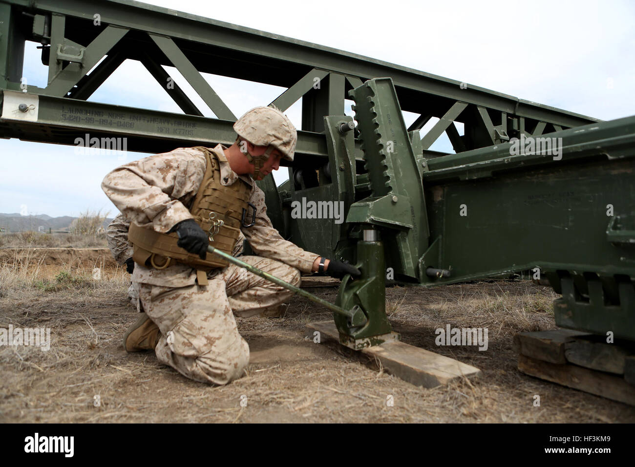 Cpl. James Stroeher, a combat engineer with Bridge Company, 7th ...