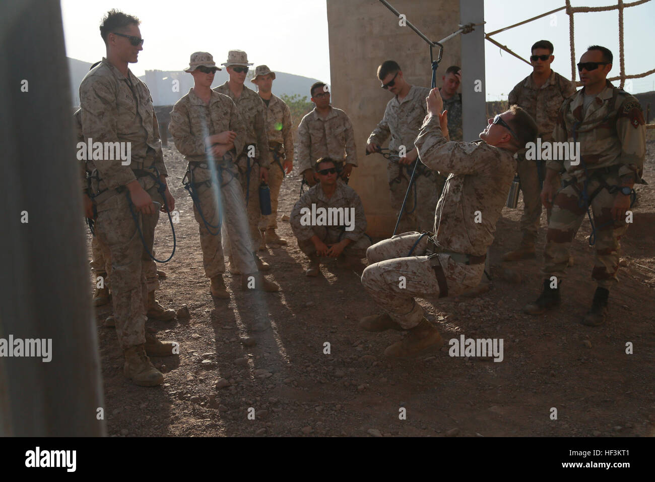 ARTA BEACH, Djibouti (Sept. 25, 2015) U.S. Marine Gunnery Sgt. Matthew ...