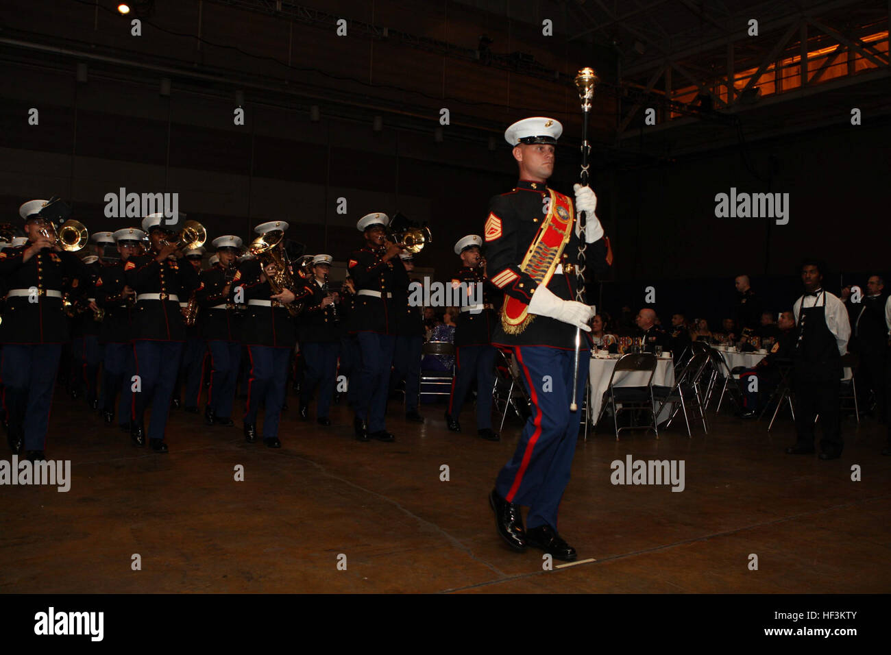 King leads the band during the 234th Marine Corps birthday ball ...