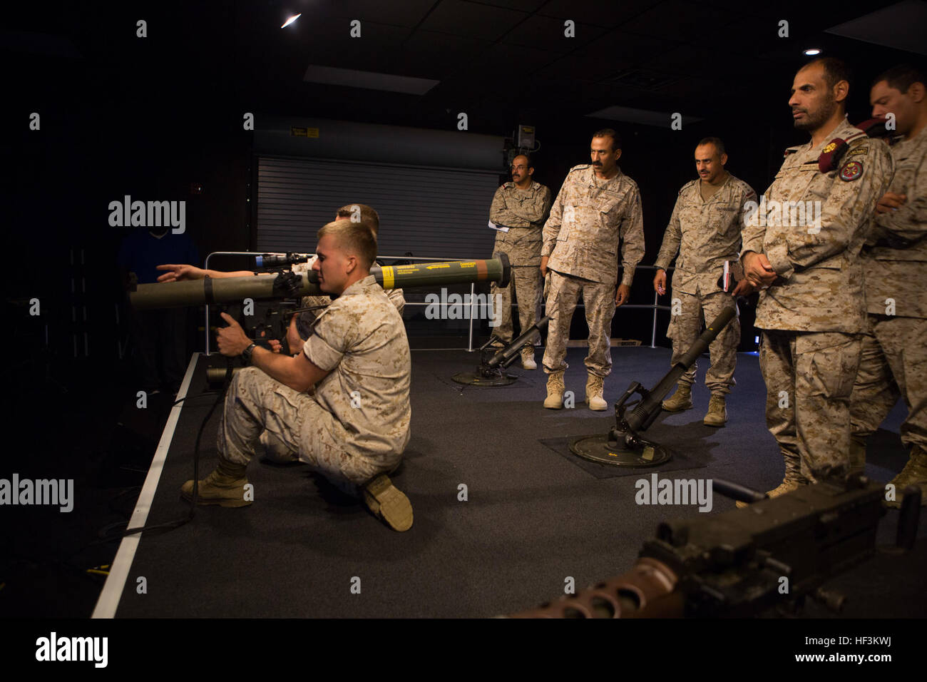 U.S. Marine Staff Sgt. Daniel Dejong, a Combat Instructor with Infantry ...