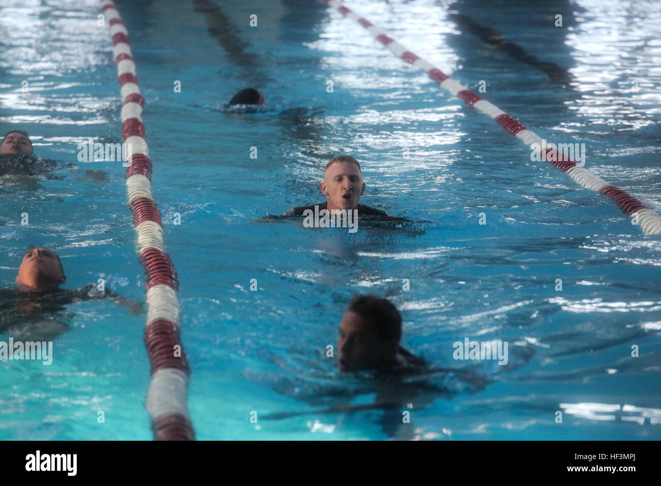 Marine candidates with the Scout Sniper Screening Platoon, 2nd ...