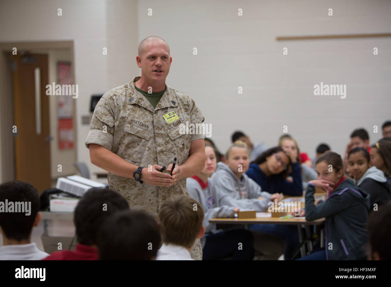 U.S. Marine Corps Staff Sgt. Steve D. Whiteman, a Combat Instructor ...
