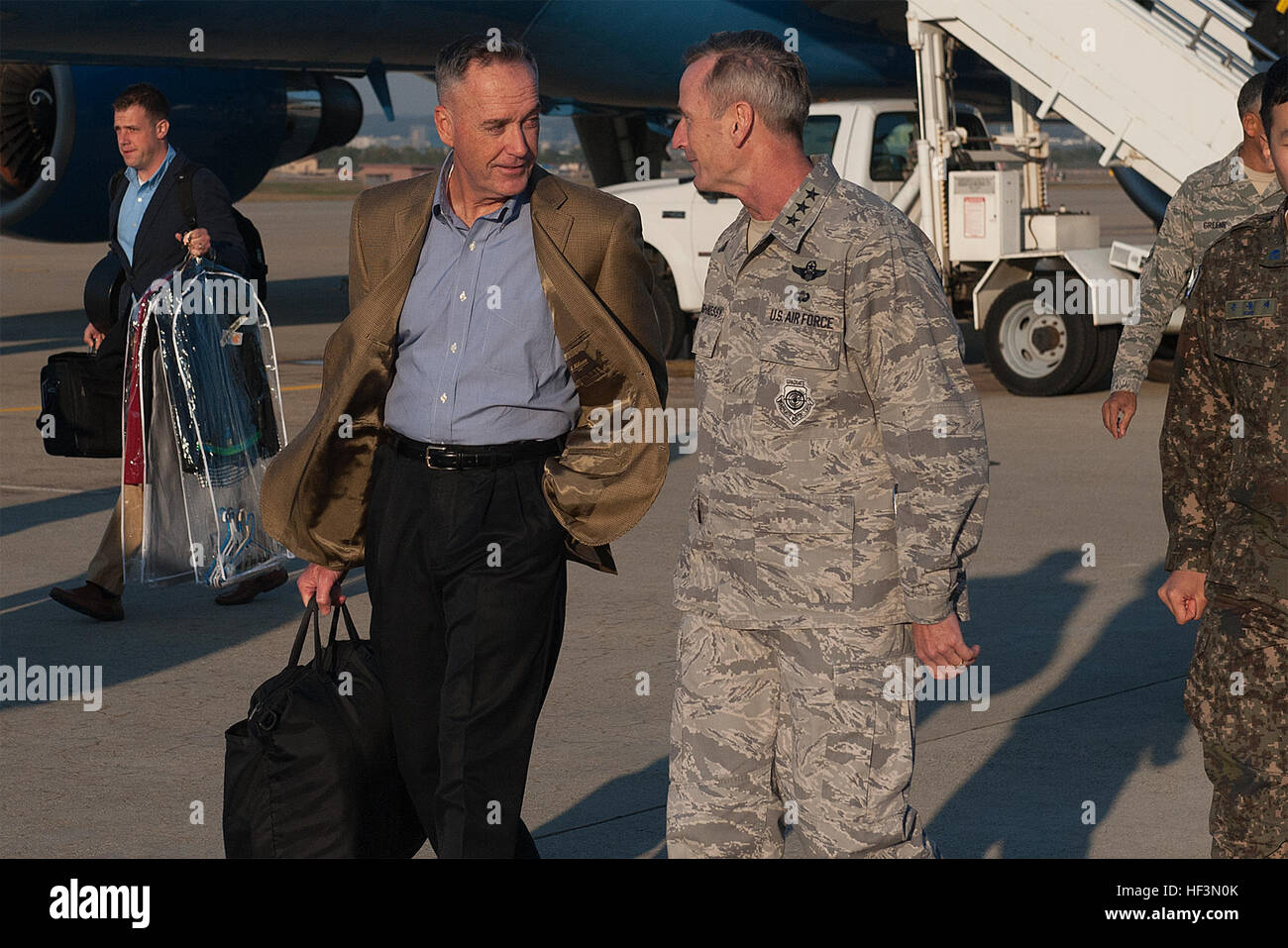 Marine Corps Gen. Joseph F. Dunford Jr., the 19th Chairman of the Joint Chiefs of Staff, speaks ...