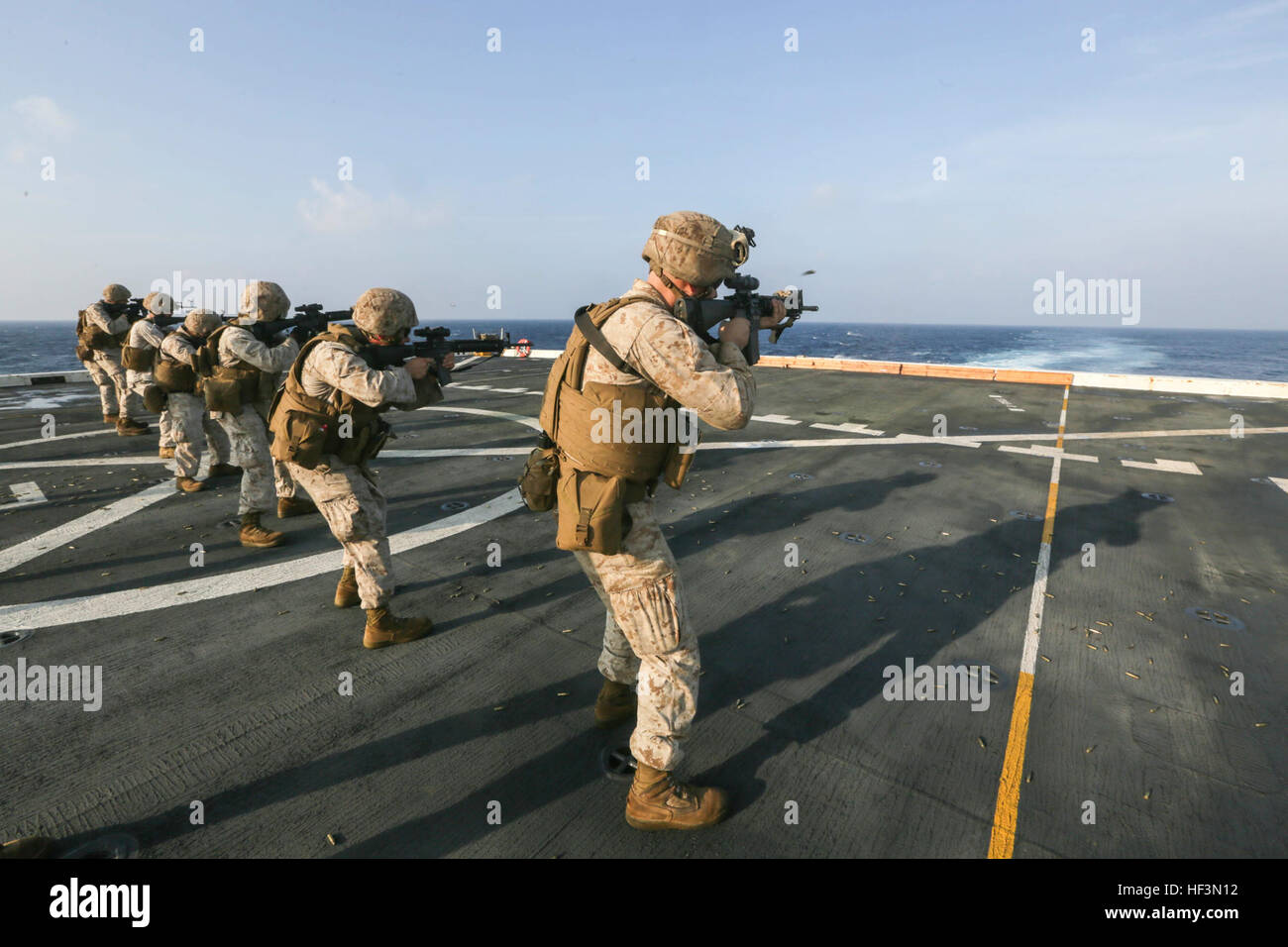 GULF OF ADEN (Oct. 31, 2015) U.S. Marines with Combat Logistics ...
