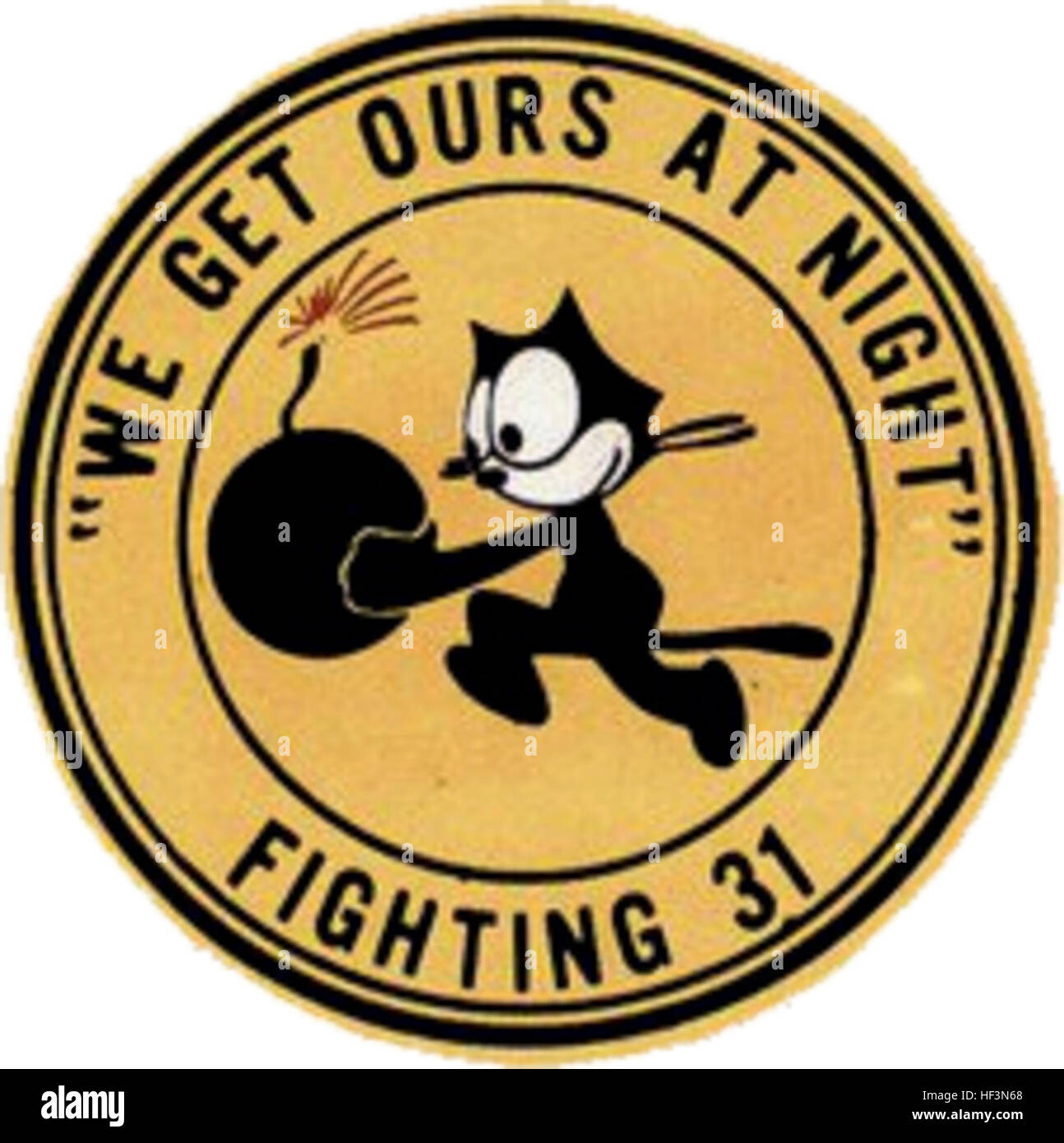 Fighter Squadron 31 (US Navy) insignia c1989 Stock Photo - Alamy