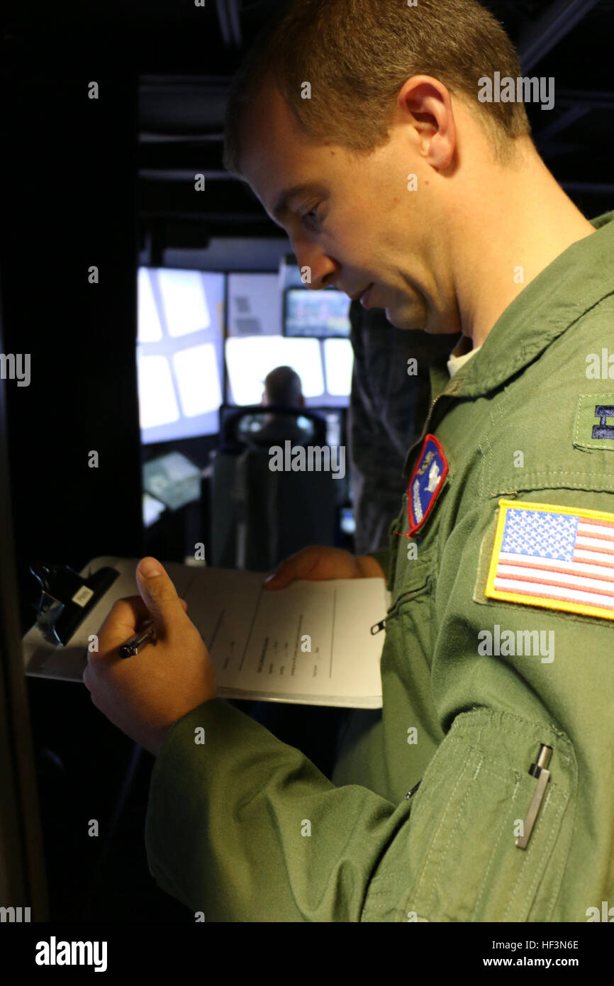Capt. Kevin T. Loughrin evaluates the performance of Ohio State Command ...