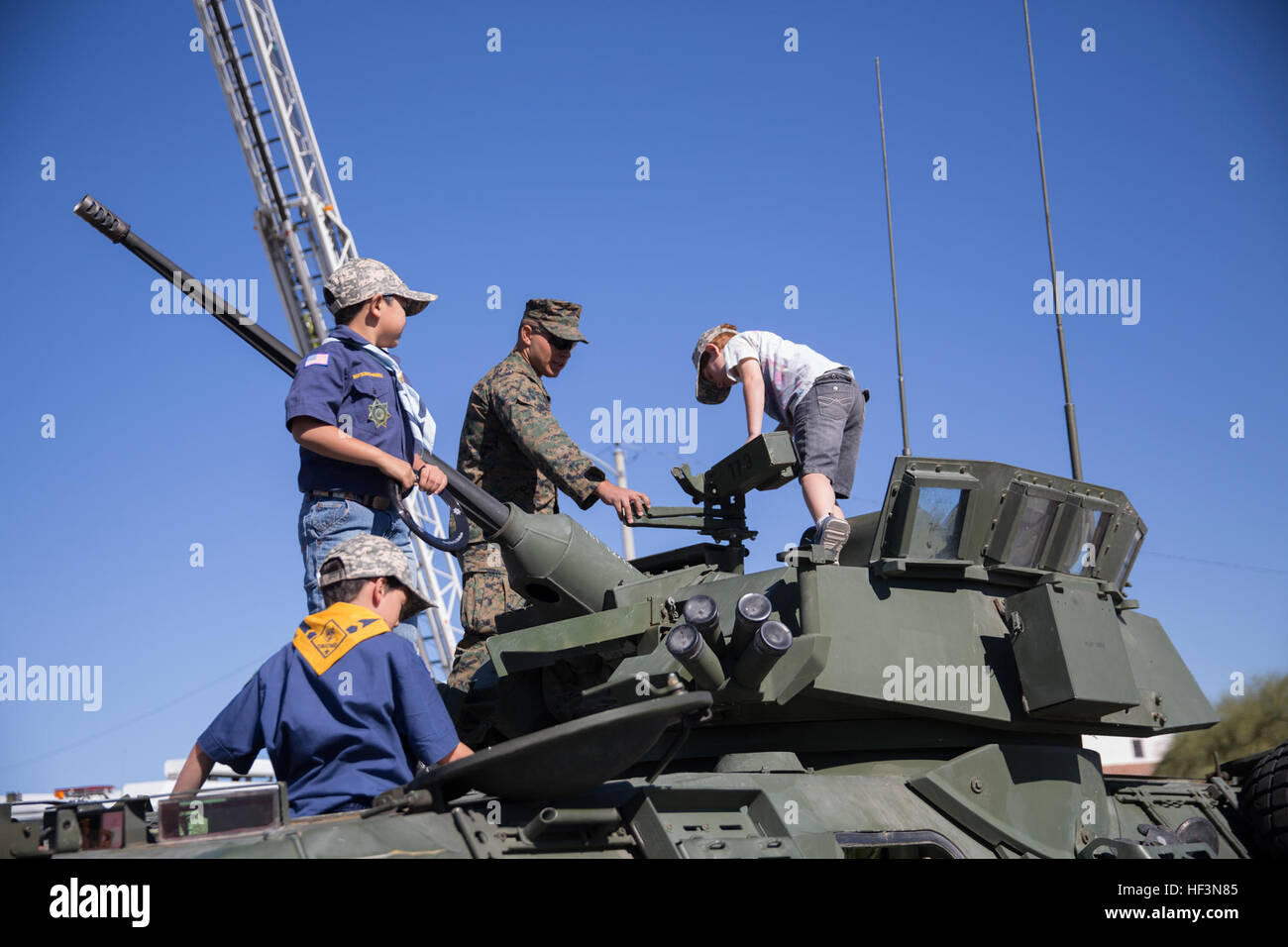 Pfc. Dalton Stracner, light armored vehicle crewman, 3rd Light Armored ...