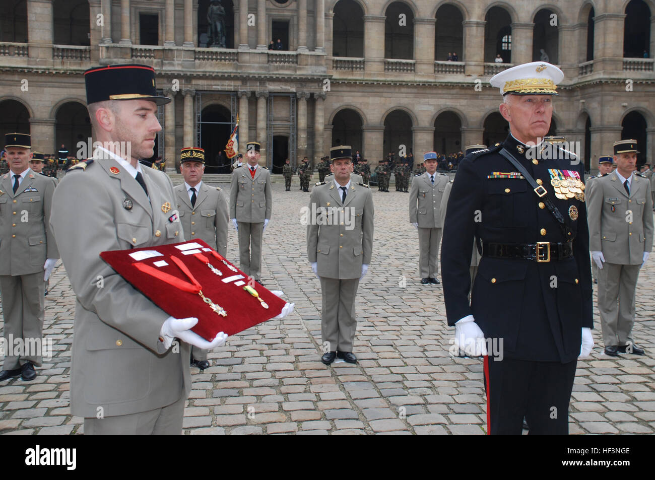 Gen James 34th Commandant United Stock Photos & Gen James 34th ...