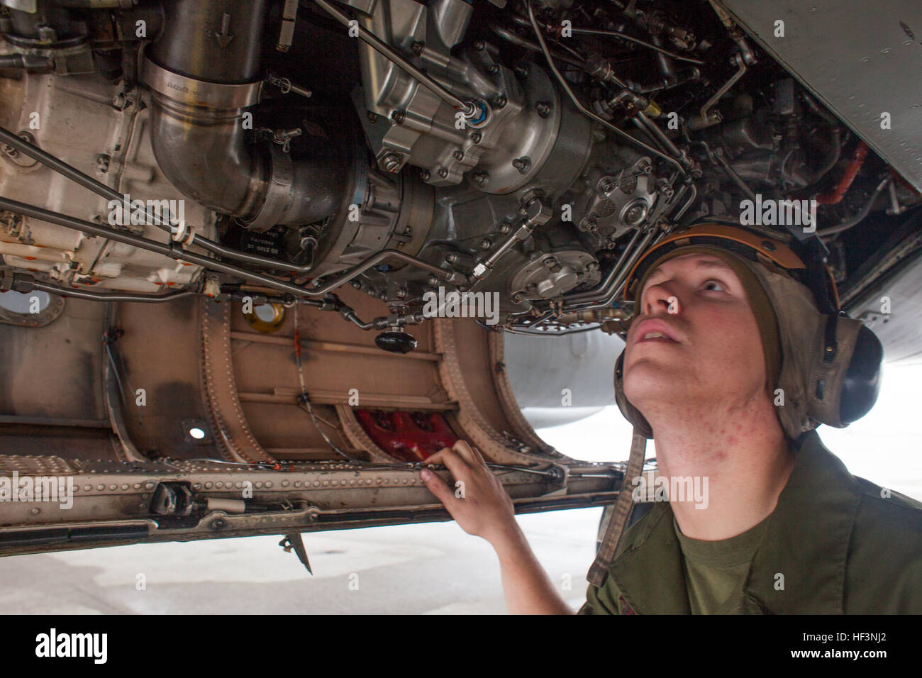 U.S. Marine Corps Lance Cpl. Jeremey K. Pittham, a powerline mechanic ...