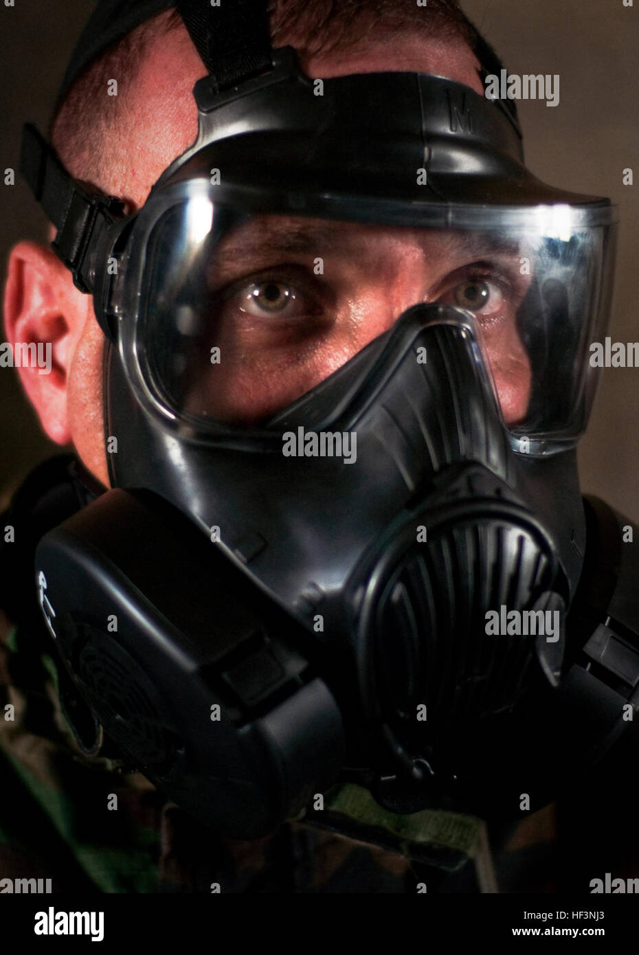 Lt. Col. Aaron B. Holland, director, Facilities Department, listens to ...