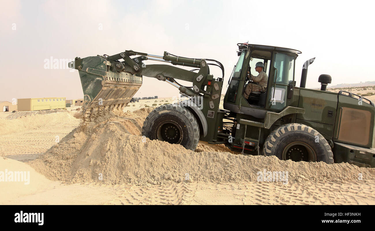 Lance Cpl. Benjamin Walsh, a heavy equipment operator with Combat ...