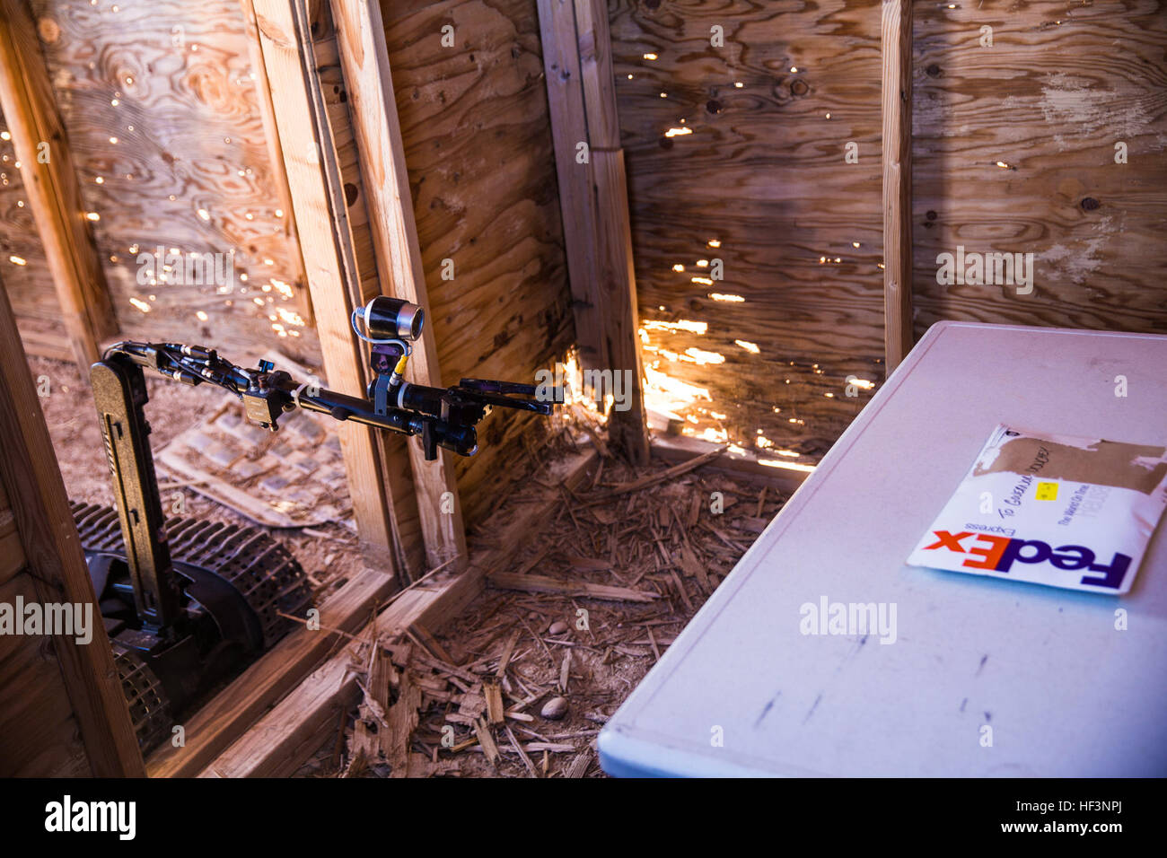 Talon, a bomb disposal robot utilized by the Headquarters and ...
