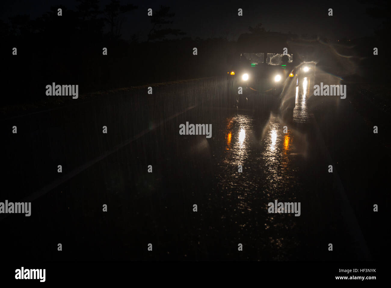 Marines with Maritime Raid Force, 31st Marine Expeditionary Unit, drive ...