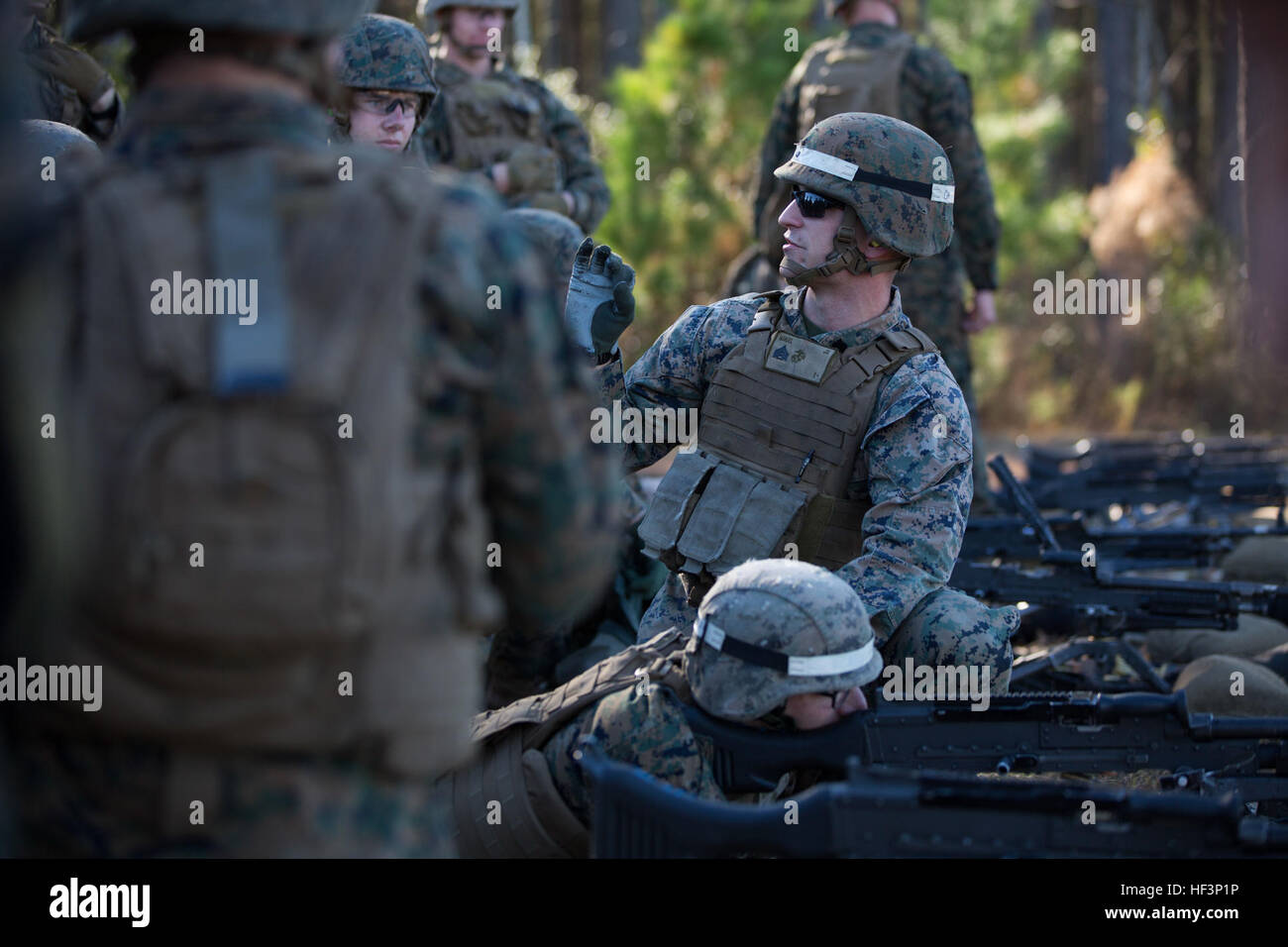 U.S. Marine Corps Sgt. Jonathon D. Manuel, a Combat Instructor with ...