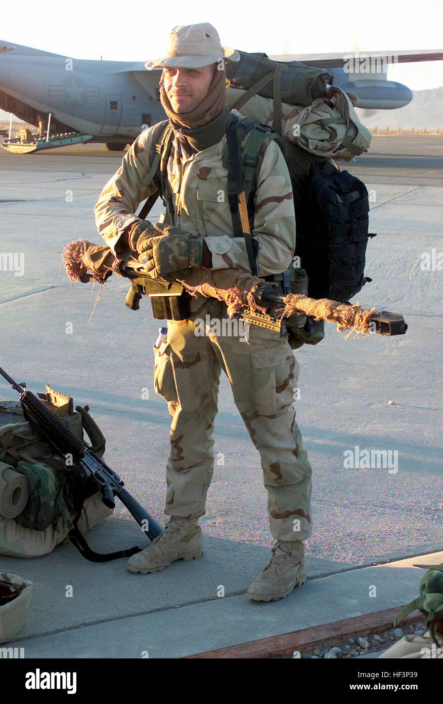 US Navy Corpsman Second Class Gartman, a member of Headquarters Company ...