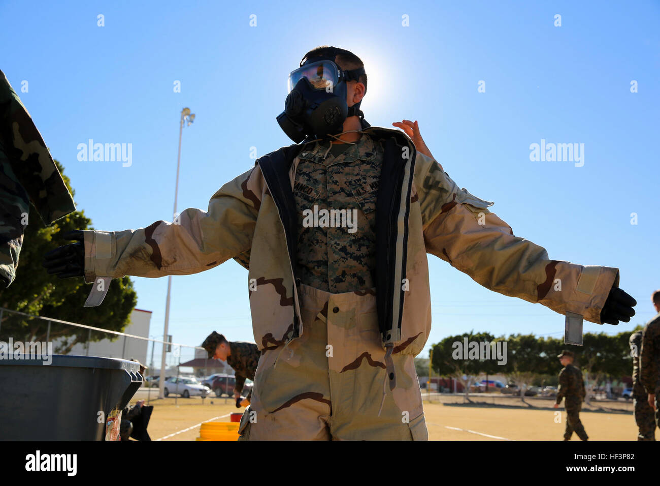 Marines with Marine Wing Support Squadron 371 don Mission Oriented ...