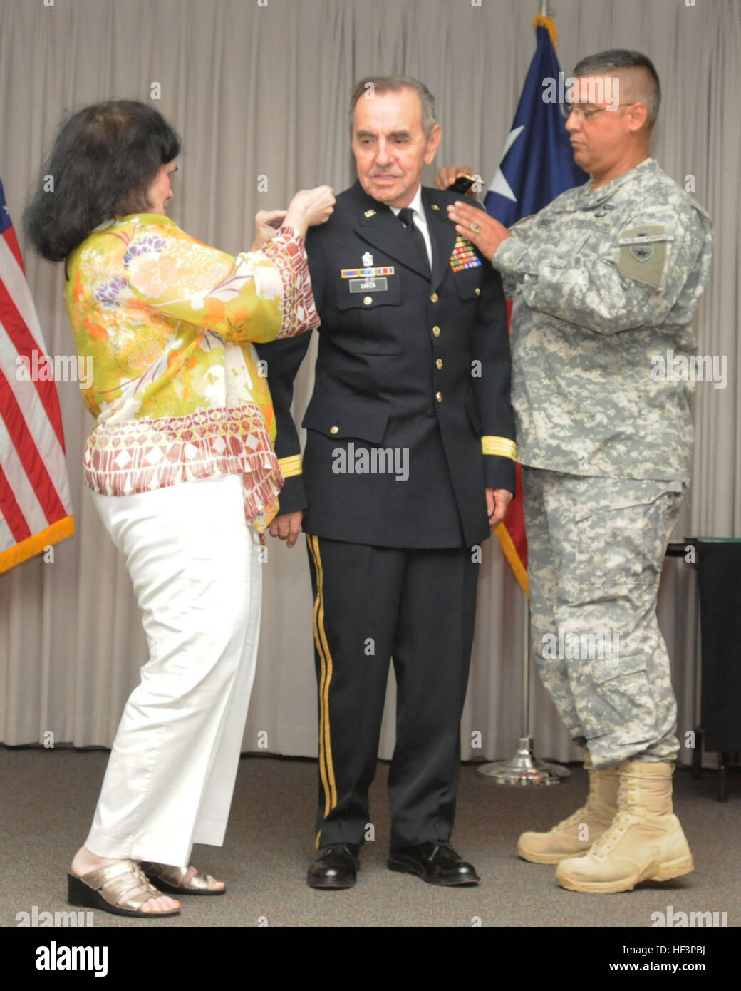 Maj. Gen. Manuel A. Rodriguez VII, commander of the Texas State Guard ...