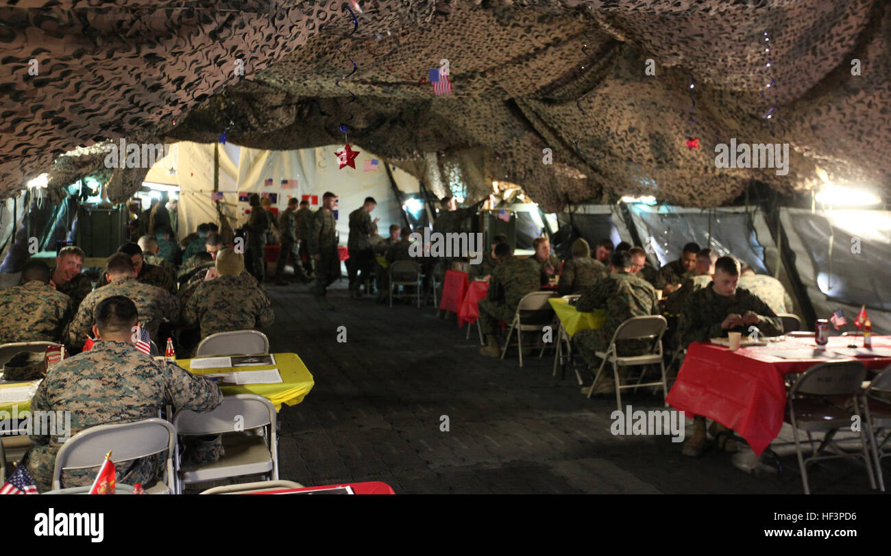 Marines with Marine Wing Support Squadron 274 eat a Vietnamese meal at ...