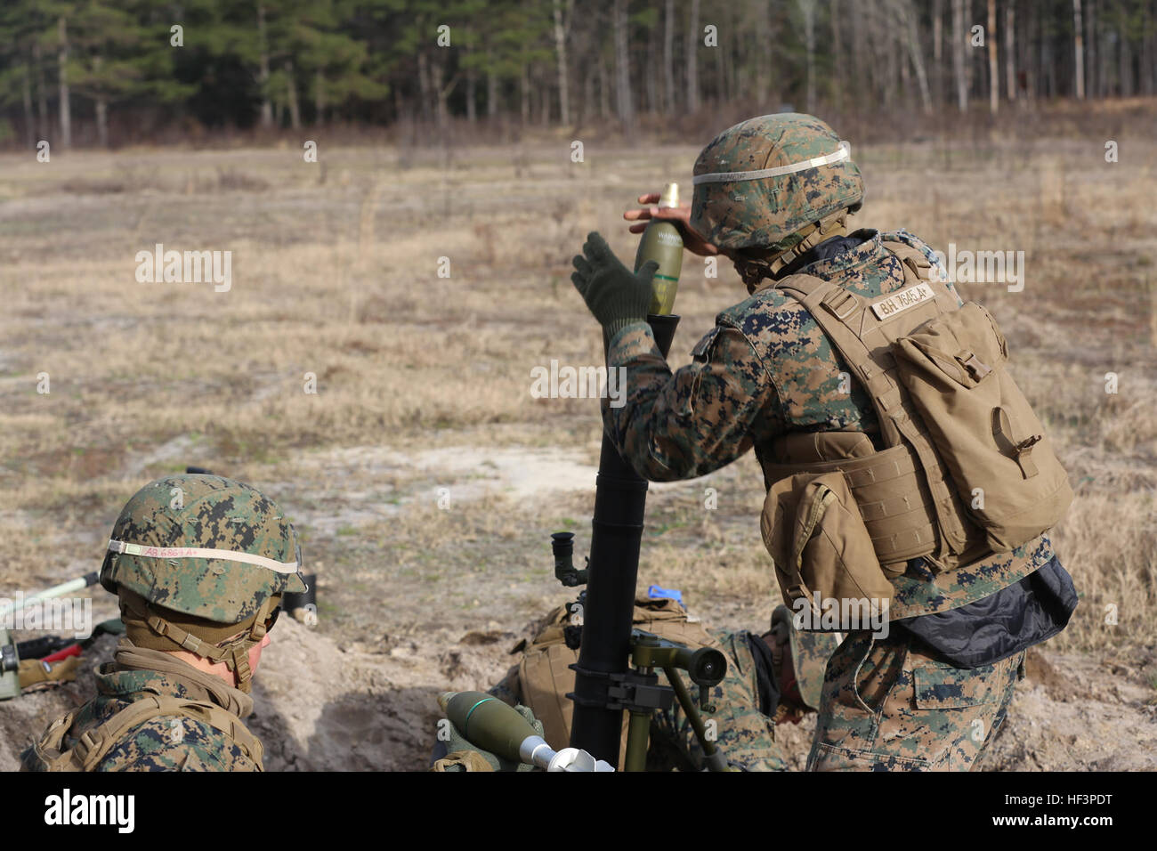Lance Cpl. Brandon Hopkins, a mortarman with 2nd Battalion, 2nd Marine ...