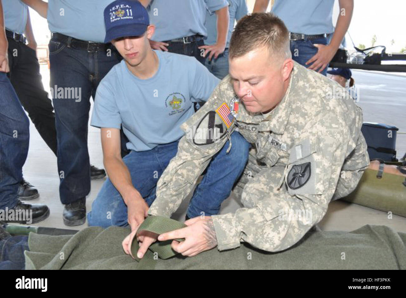 Brandon Browne, a freshman at Chaffey College and fire explorer with ...