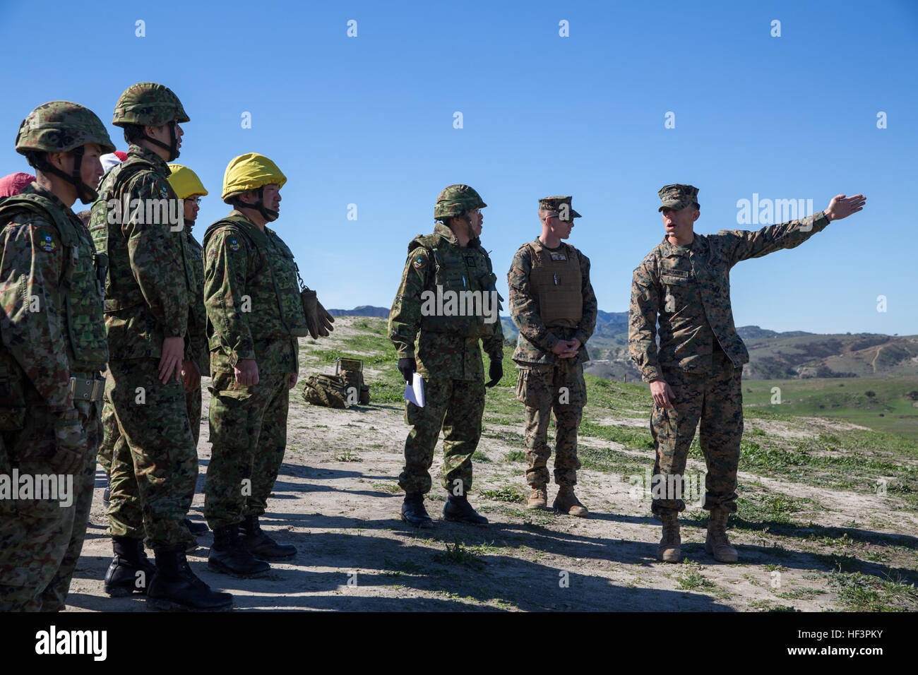 U.S. Marine Corps Staff Sgt. Justin Urbany (Right,) 81mm mortar section ...