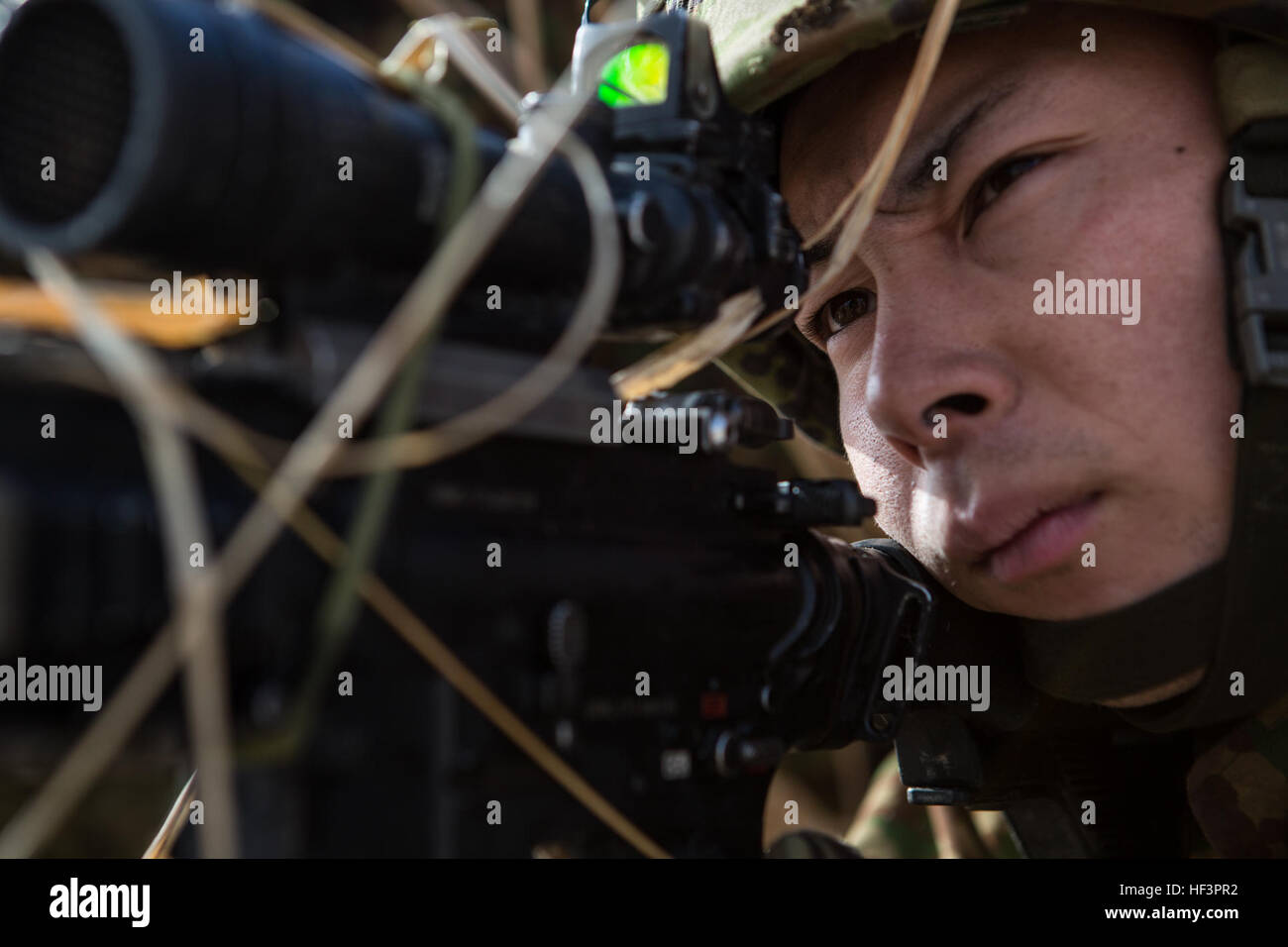 Japanese Self-Defense Force Sgt. Daichi Matusita, machine gunner, 3rd ...