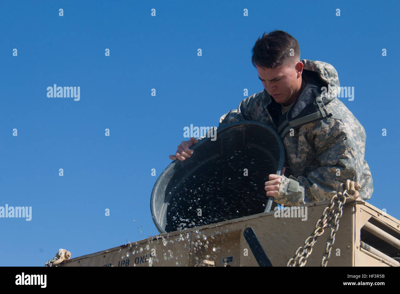 Army Reserve personnel conduct a Chemical, Biological, Radiological ...