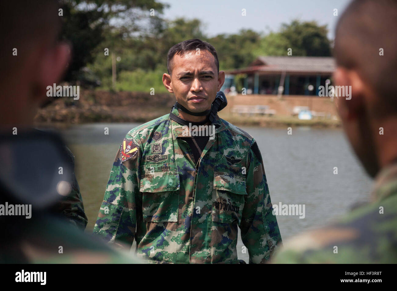U.S., Thai, and Republic of Korea Marines practice helocast techniques ...