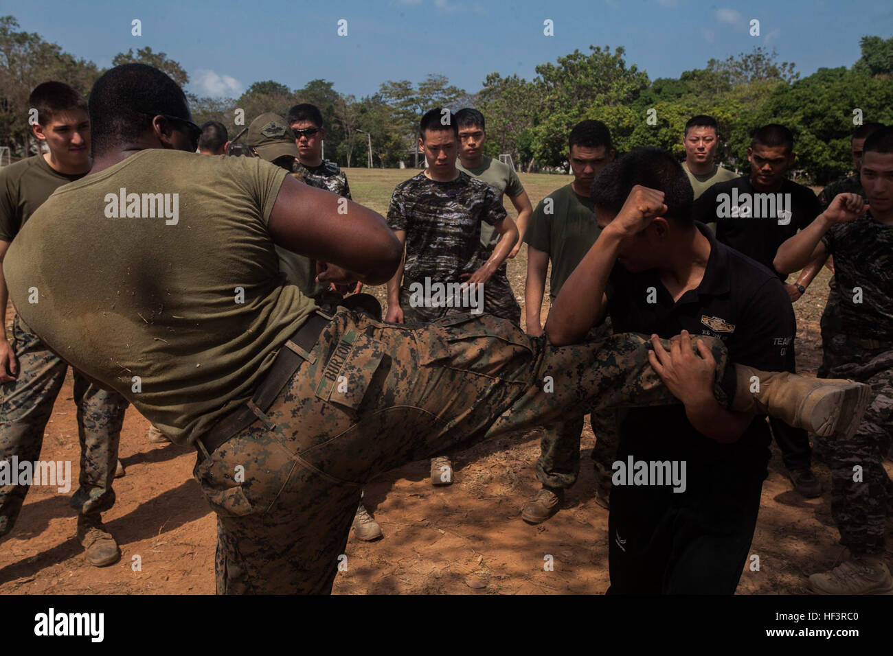 U.S. Marine Corps Sgt. Absalom Burton, with Maritime Raid Force, 31st ...
