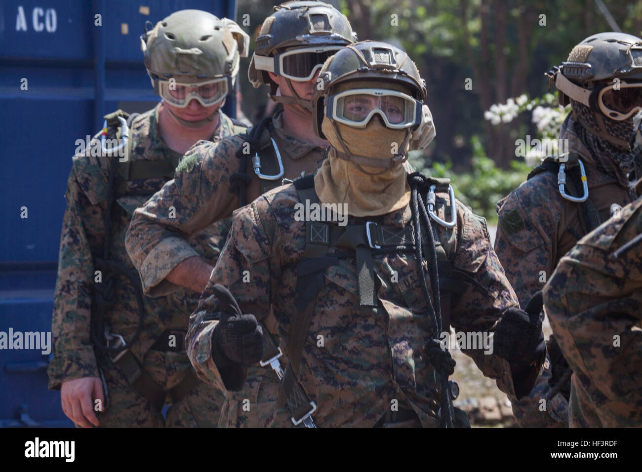 U.S. Marine Corps Cpl. Chaunsy Seater, Maritime Raid Force, 31st Marine ...