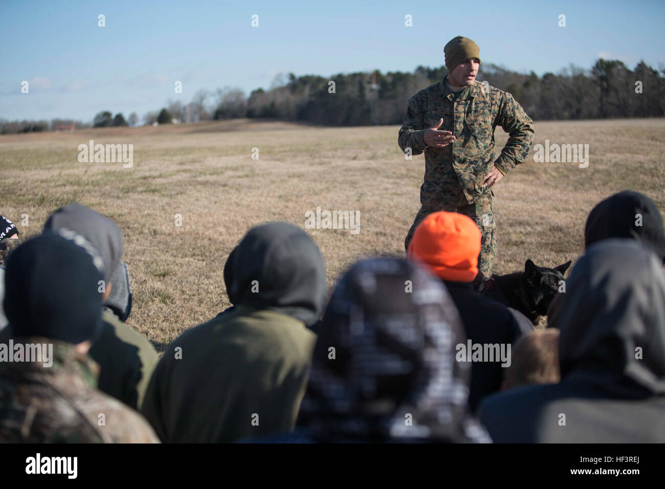 U.S. Marine Cpl. Daryl A. Reyes with 2nd Law Enforcement Battalion ...