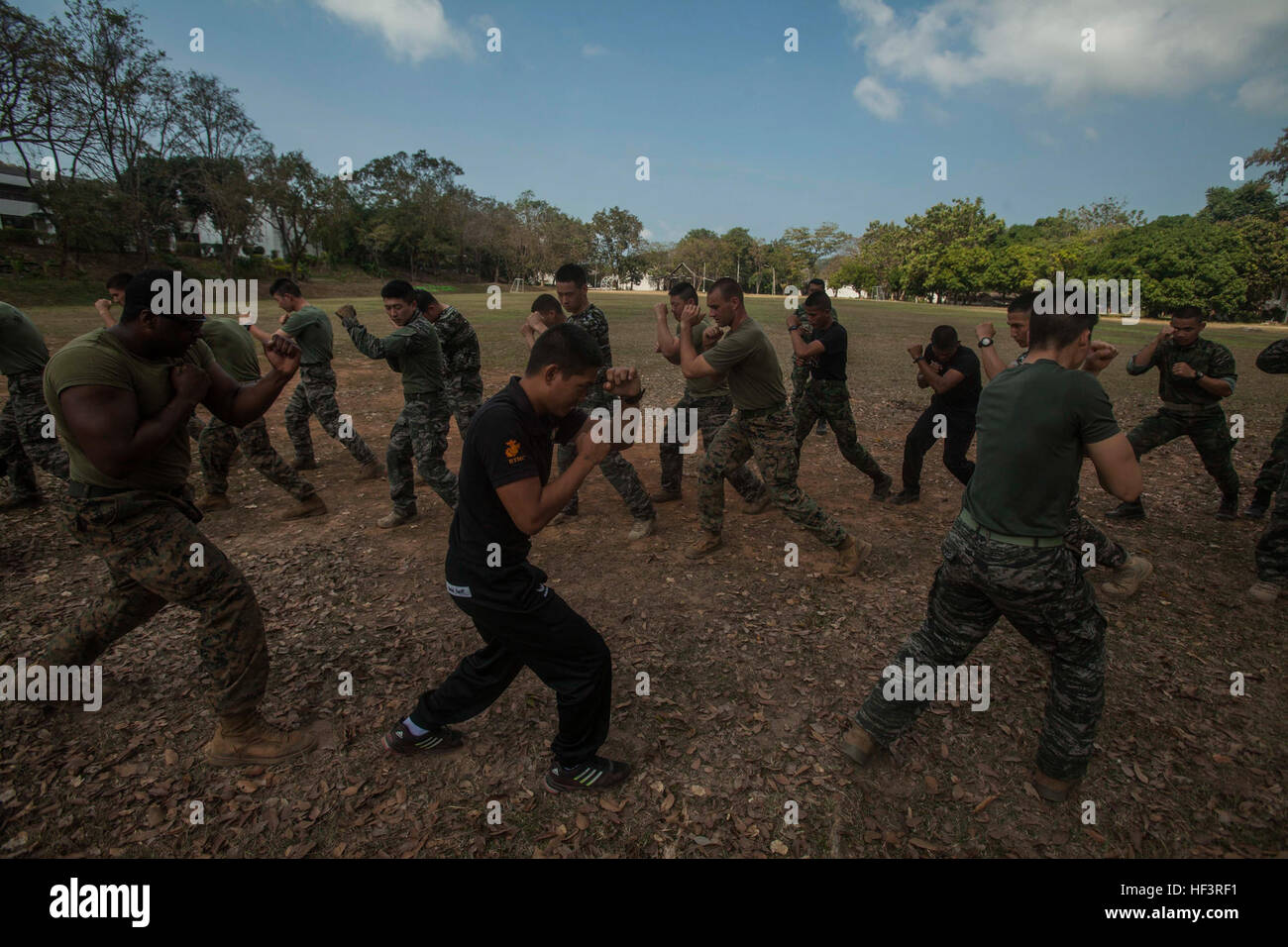 Royal thai marines practice hi-res stock photography and images - Alamy